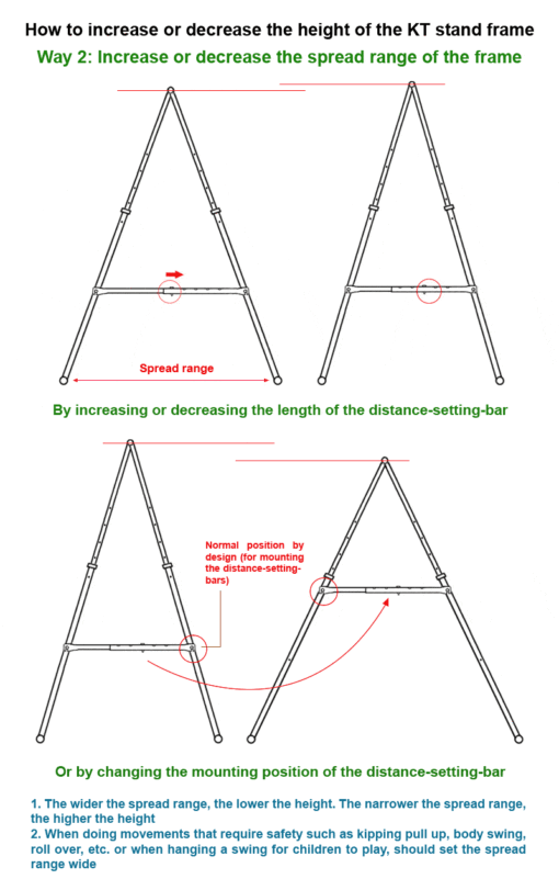 User manual for KT folding pull up bar